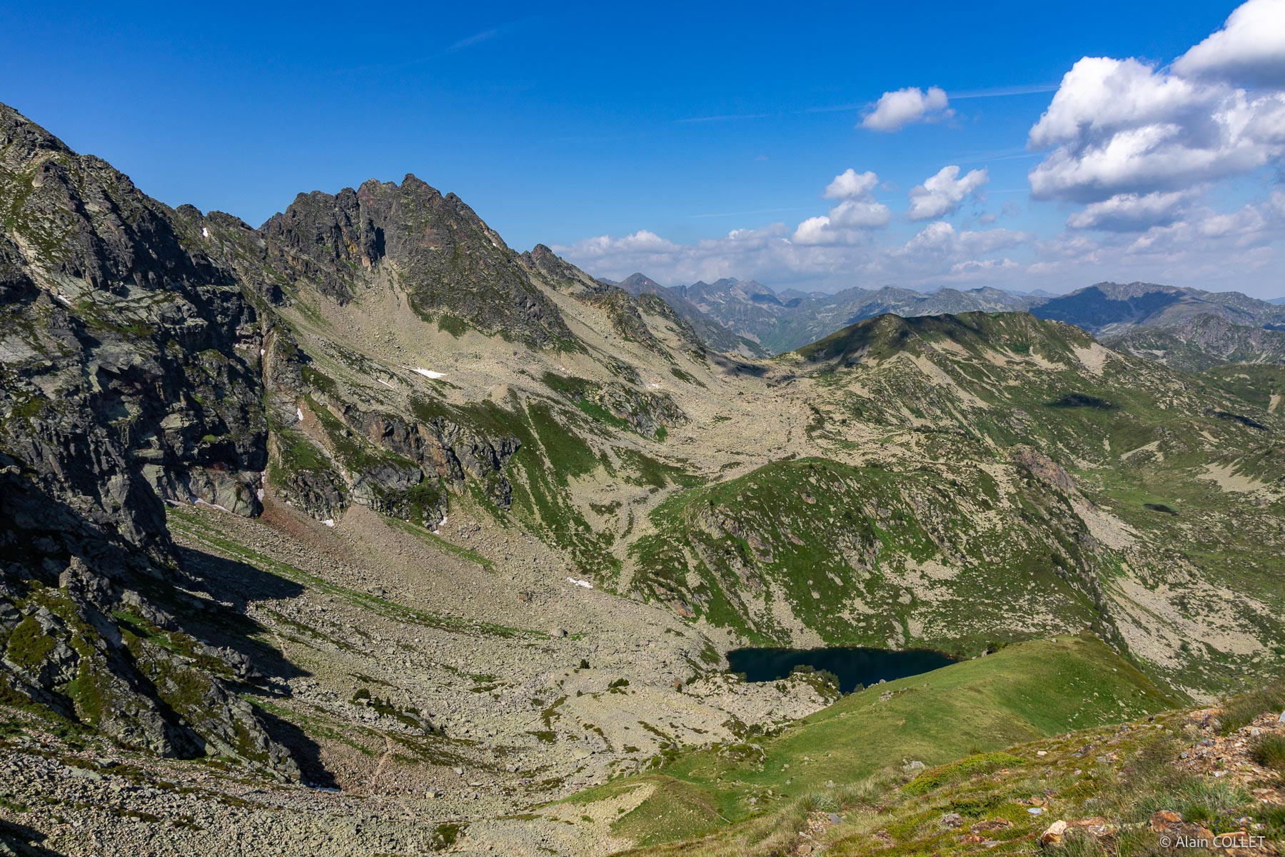 Étang Bleu et col des Calmettes